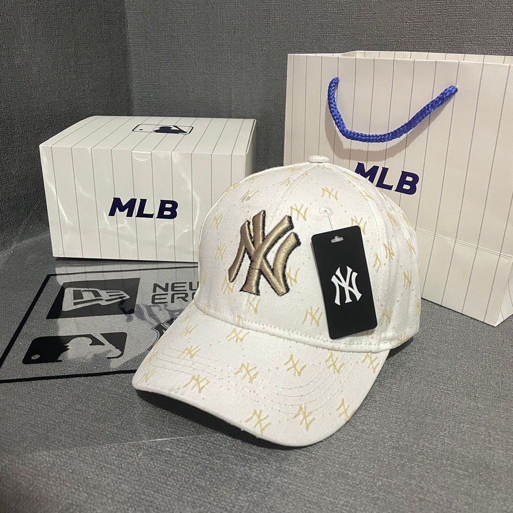 Jual TOPI MLB BASEBALLCAPS MINI FONT BLUDRU LOGO WHITE PRIA WANITA ...