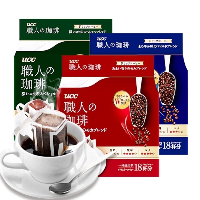 Jual UCC Craftsman Special Deep Rich Blend Drip Ground Coffee 18 x 7 gram | Shopee Indonesia