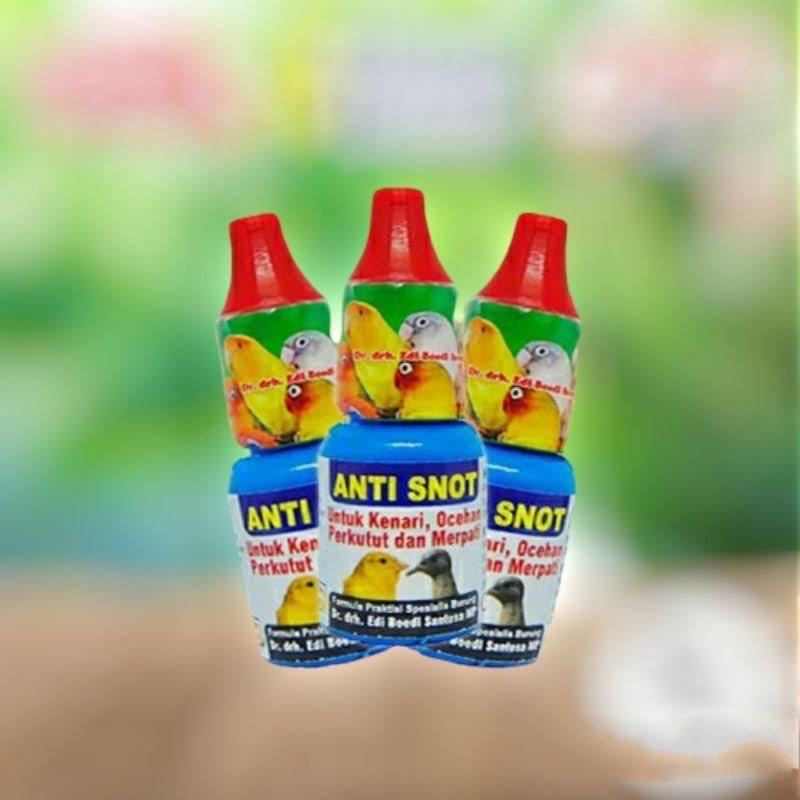 Jual Anti Snot Obat Burung Sakit Mata Berlendir Bengkak Lesu Vitamin ...