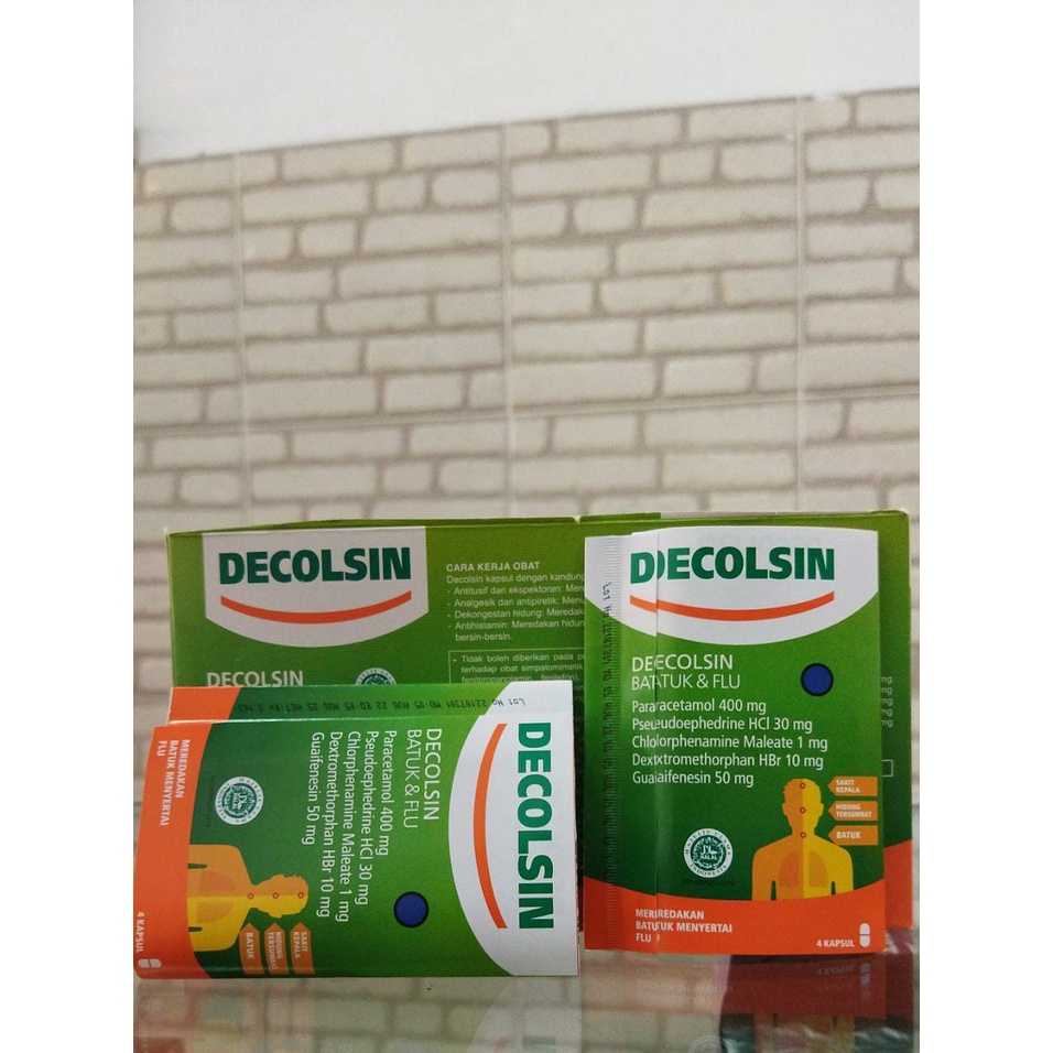Jual Decolsin Cap (per Strip) | Shopee Indonesia