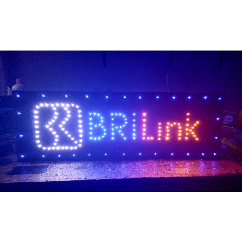 Jual Lampu Tulisan AGEN BRI LINK Pakai Logo 60x20cm | Shopee Indonesia