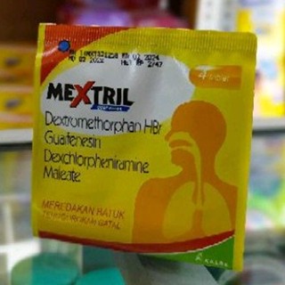 Jual MEXTRIL 1 STRIP 4 TABLET / OBAT BATUK TABLET MEXTRIL MEREDAKAN ...
