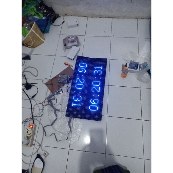 Jual LED Running Text Teks Berjalan 100x20 Frame Aluminium Cover ...