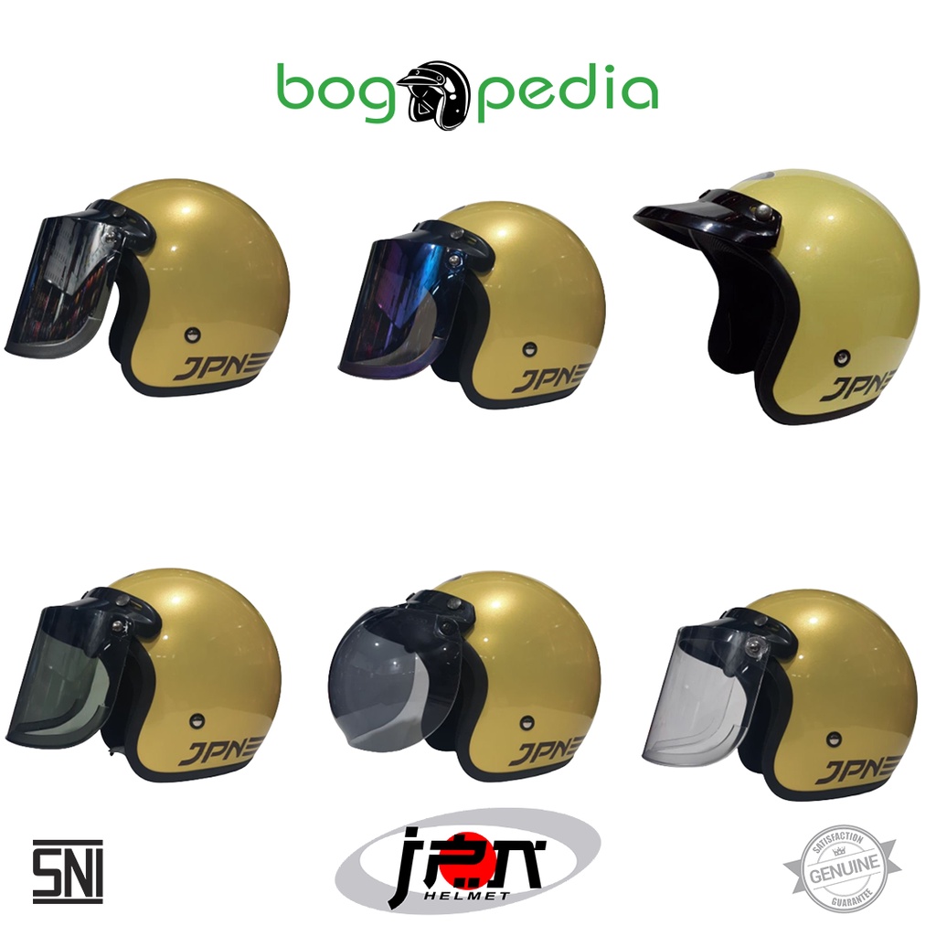 Jual Helm JPN Warna Lemon Glossy | Shopee Indonesia