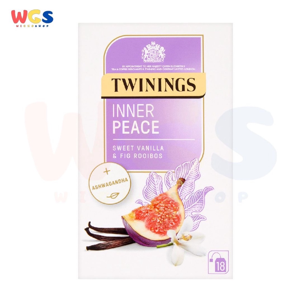 Jual Twinings Inner Peace Sweet Fig & Rooibos Tea with Ashwaganda 18s x ...