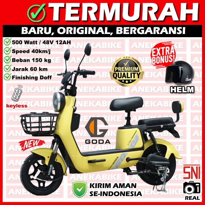 Jual SEPEDA LISTRIK GODA 147 GOLDEN TIGER PREMIUM & ELLEGANT, SEPEDA ...