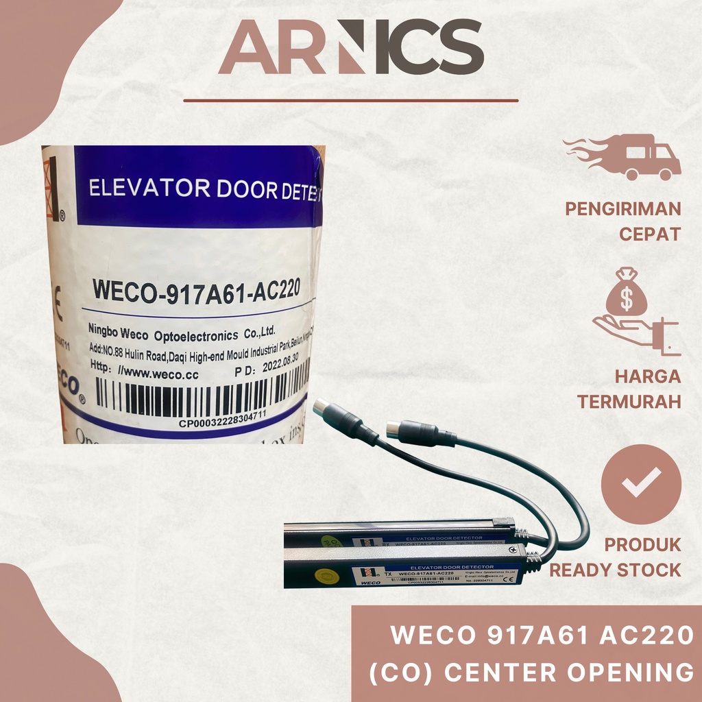 Jual WECO 917A61 AC220 (CO) Center Opening / Door Detector / Sensor Lift | Shopee Indonesia