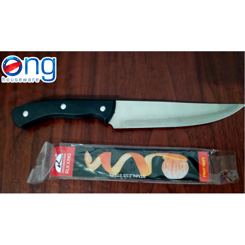 Jual Pisau Knife Dapur Fruit Gagang Hitam Stainless Steel PISTM06 ...