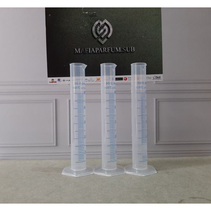 Jual Tabung ukur Gelas ukur 50ml, gelas ukur plastik tabung ukur lab ...