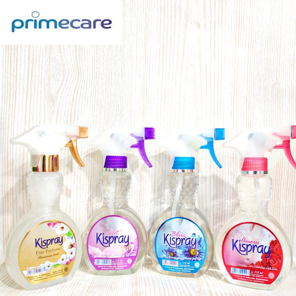 Jual Kispray Pewangi dan Pelembut Botol 318ml /Pelicin Pakaian Kispray ...