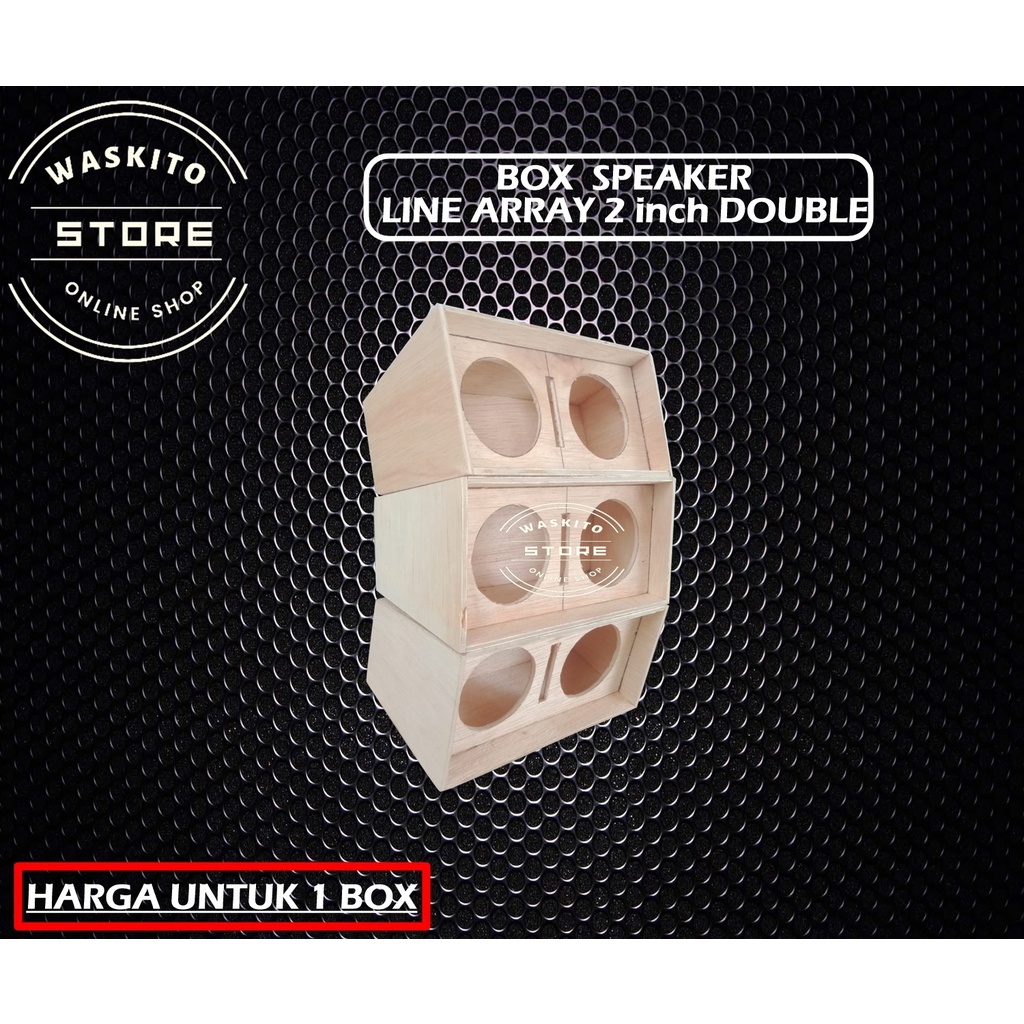 Jual Box Speaker Line Array 2 inch Double | Shopee Indonesia