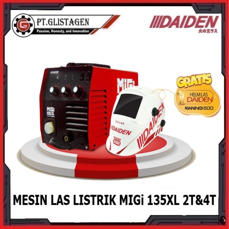 Jual Mesin Las Listrik MIG CO2 Tanpa Gas Welding Gasless MIGi 135 XL ...