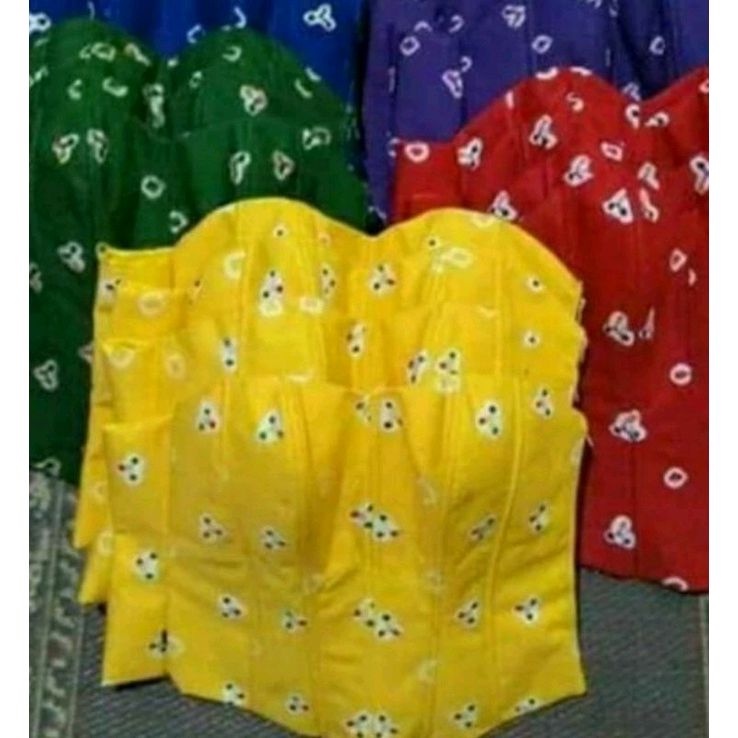 Jual kamisol jumputan tulang 8 model belakang kerut | Shopee Indonesia