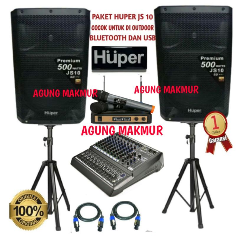 Jual PAKET SOUND SISTEM HUPER JS 10 UNTUK DI OUTDOOR DAN INDOOR ...