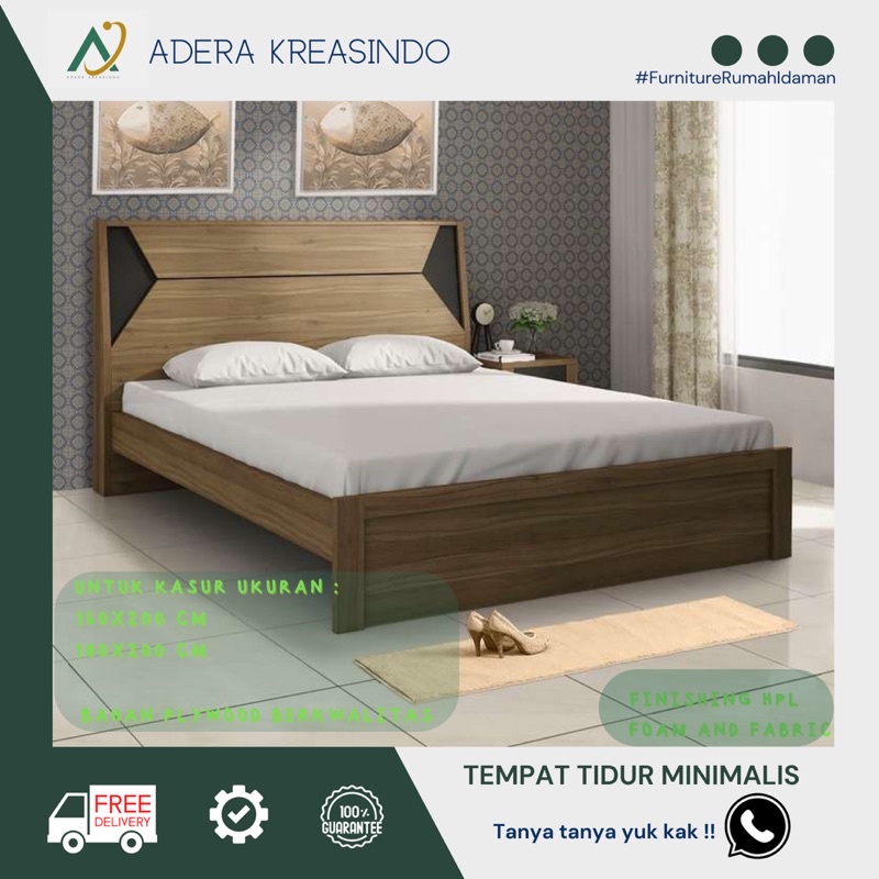 Jual Tempat tidur minimalis / Divan custom | Shopee Indonesia