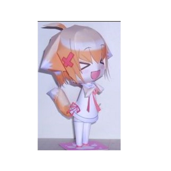 Jual Chibi Kitsune Musume Fox Girl papercraft | Shopee Indonesia
