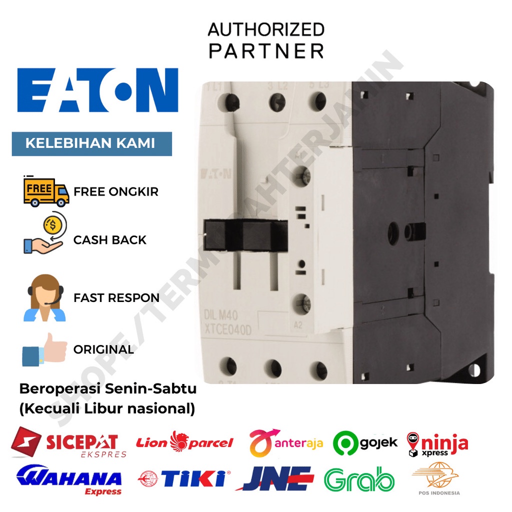 Jual Contactor DILM40 24V 50/60HZ 12.5kW Moeller Eaton | Shopee Indonesia