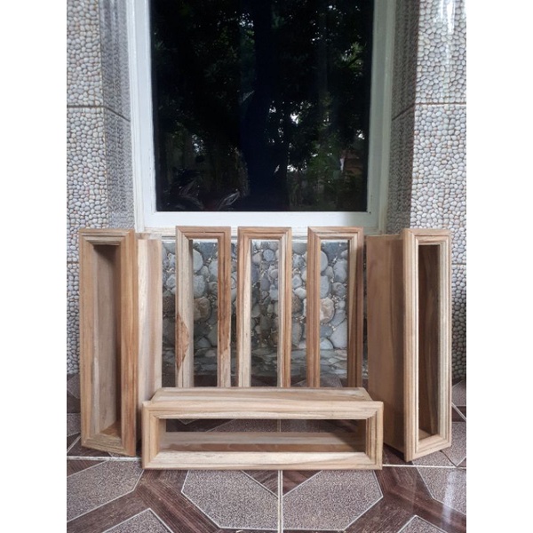 Jual LOSTER KAYU JATI 40cmx10cm / VENTILASI UDARA KAYU JATI ASLI ...