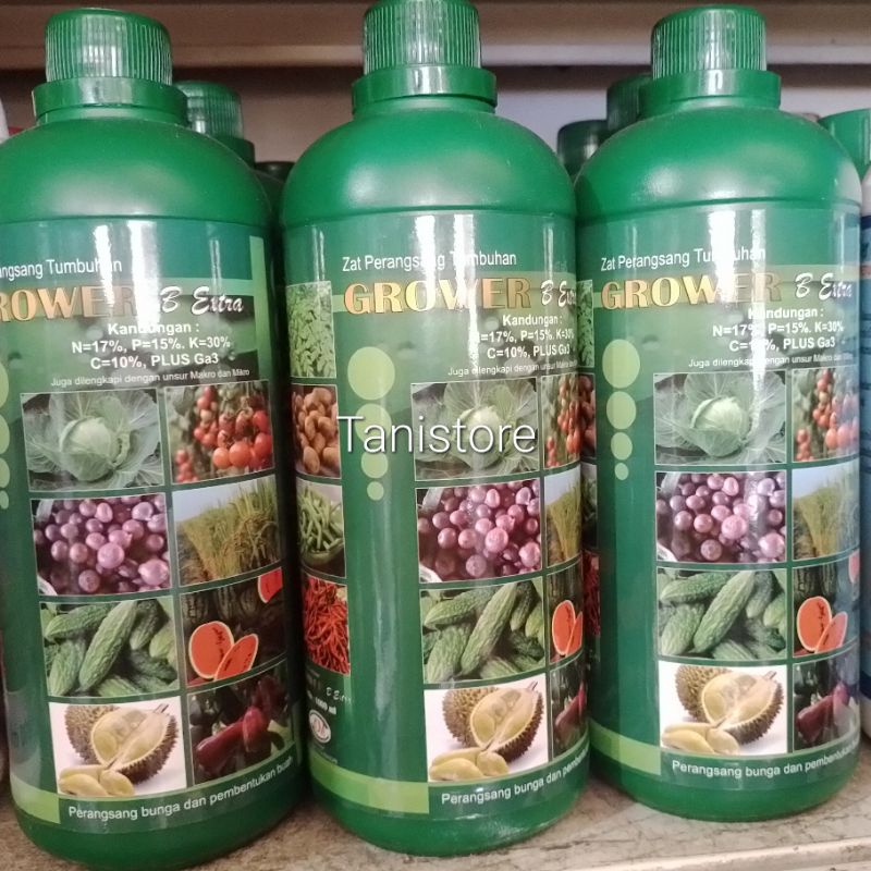 Jual GROWER B EXTRA isi 1 literPupuk pelengkap cair Zat Perangsang Tumbuh (ZPT) | Shopee Indonesia