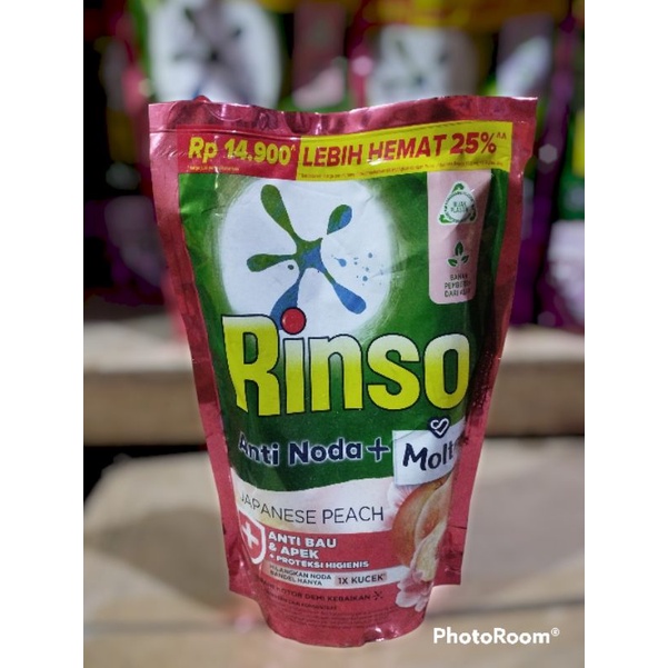 Jual Rinso Cair Anti Noda+Molto Ukuran 565/750ml | Shopee Indonesia