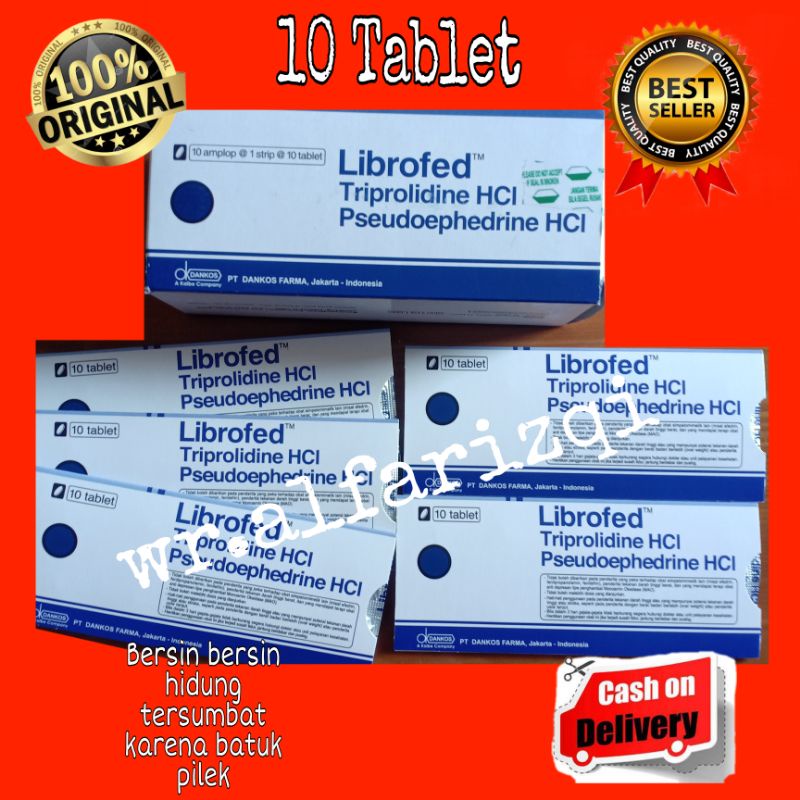 Jual LIBROFED Librofed 10 Tablet / Bersin Bersin / Hidung Mampet ...