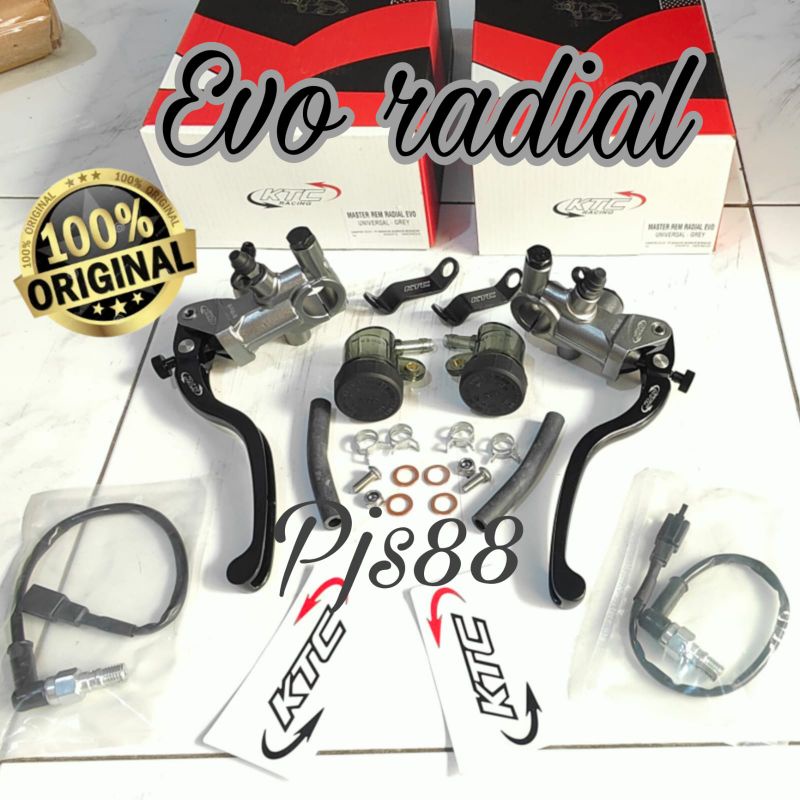 Jual Master rem set KTC evo radial 9/16/18 / Master rem KTC evo radial plus switch rem Nmax ...
