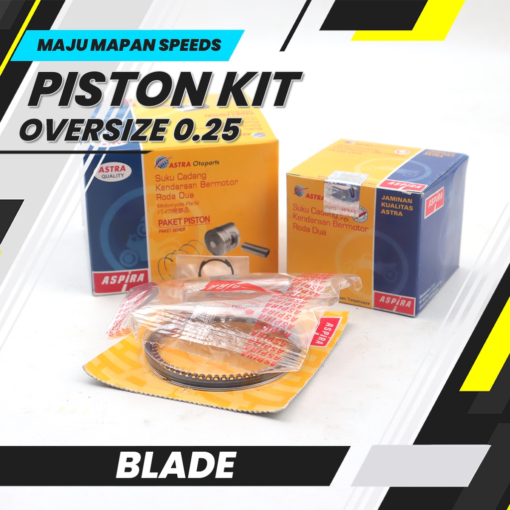 Jual Piston Set Blade KWB OS 0.25 Aspira ( H2-131P2-KWB-1110 ) | Shopee ...