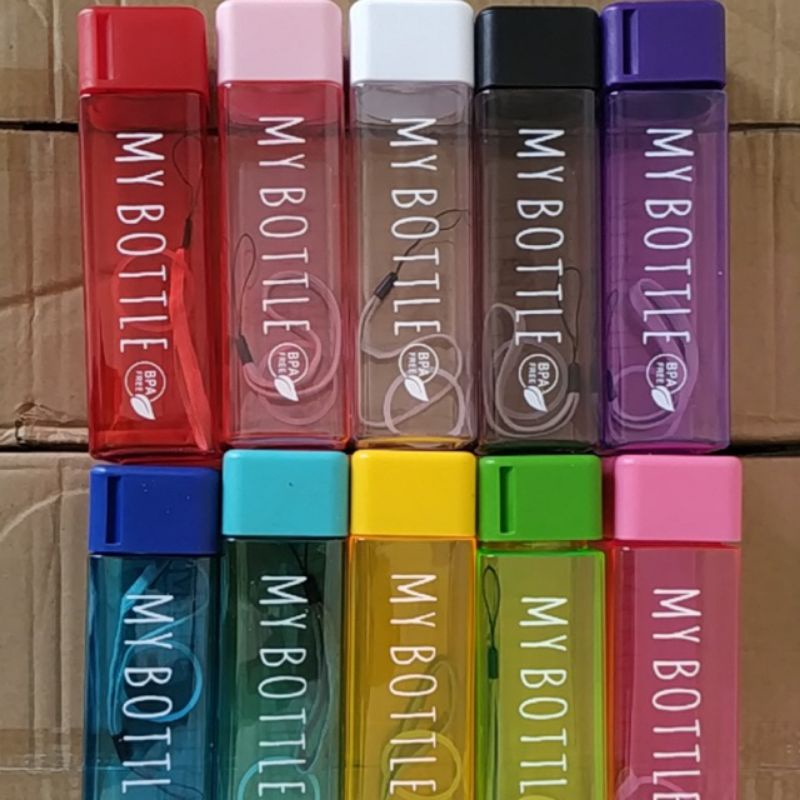 Jual Botol Minum My Bottle Persegi Pakai Tali 500 ml / My Bottle Kotak ... Jual Botol Minum My Bottle Persegi Pakai Tali 500 ml / My Bottle Kotak ...