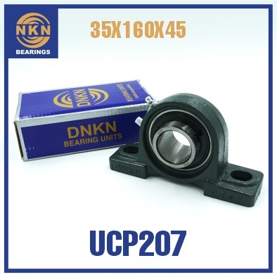 Jual Pillow Block UCP 207 NKN Diameter As 35 mm UC207 + P207 Original | Shopee Indonesia