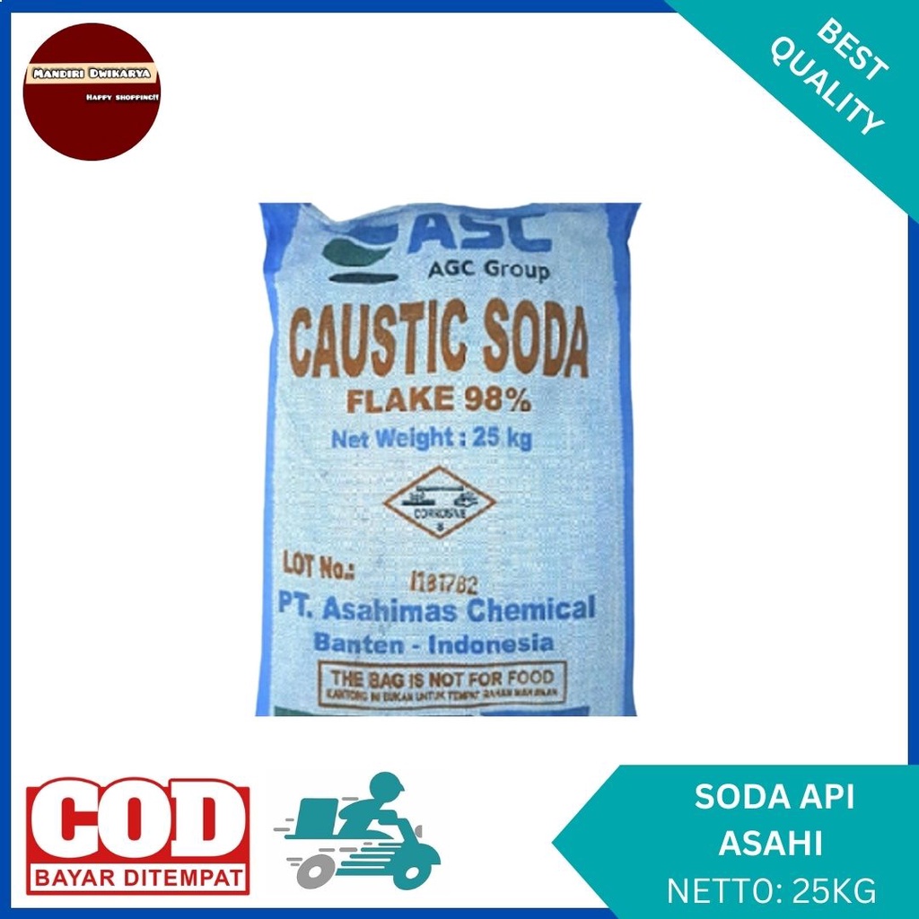 Jual Soda api / Caustic Soda flake / asahi (25 KG) | Shopee Indonesia