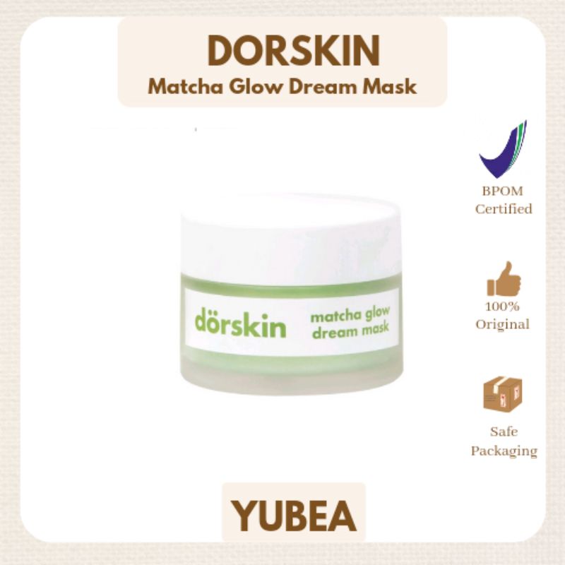 Jual DORSKIN MATCHA GLOW DREAM MASK 2 IN 1 MOISTURIZER AND SELEPING ...