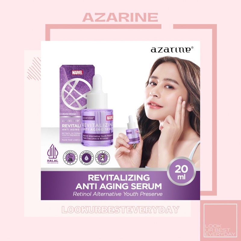 Jual AZARINE Revitalizing Anti Aging Serum 20 ml | Shopee Indonesia