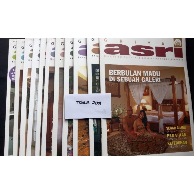 Jual Majalah Asri Bekas edisi tahun 2001/tabloid murah/Majalah interior design | Shopee Indonesia