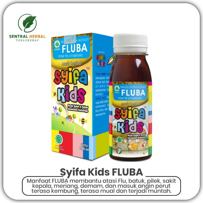 Jual Madu Syifa Kids Fluba Herbal Indo Utama Untuk Flu Dan Batuk Anak ...