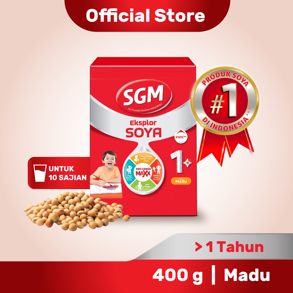 Jual SGM Eksplor ISOPRO SOY 1+ Madu Susu Pertumbuhan 400GR? | Shopee Indonesia