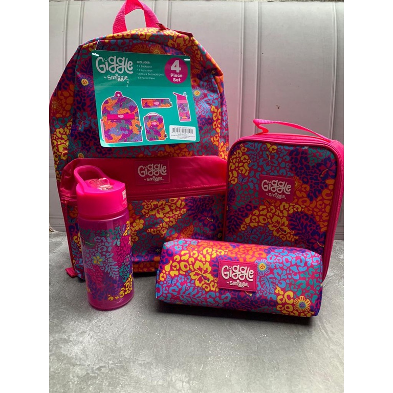 Jual SMIGGLE GIGGLE MIX PINK MACAN SET - TAS RANSEL SMIGGLE SET ...