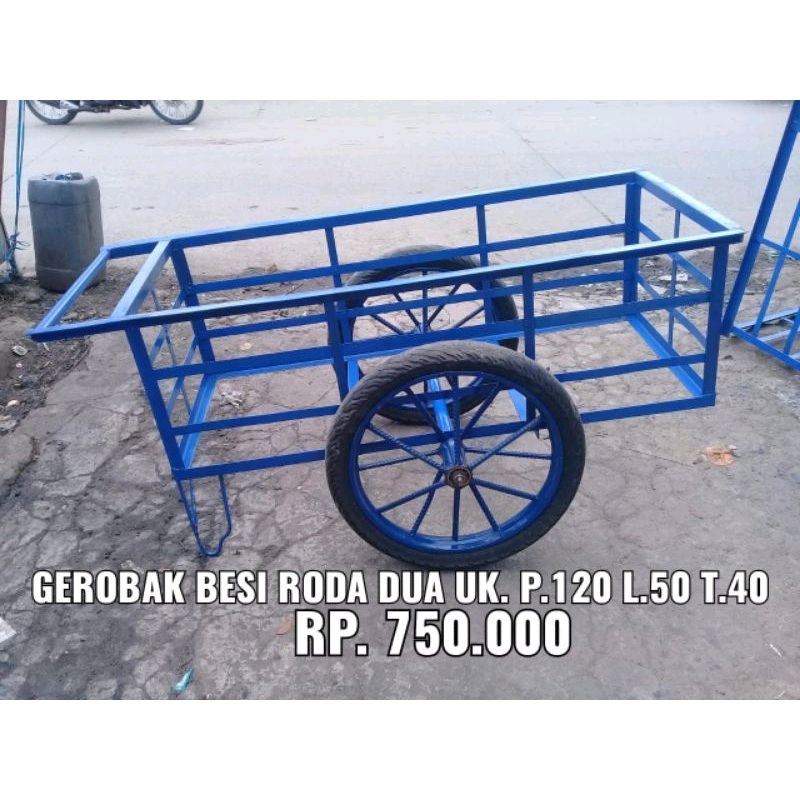 Jual Roda Gerobak rangka besi 120 cm | roda dua & roda tiga | Shopee ...