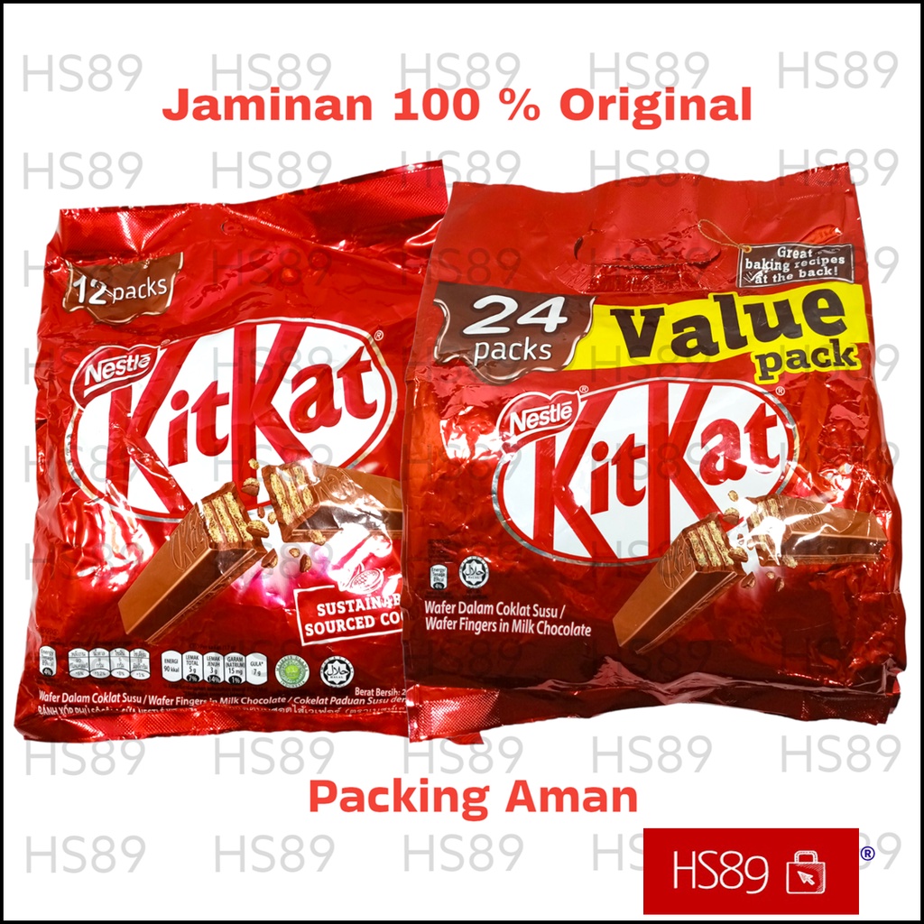 Jual Kit Kat Cokelat Malaysia Chocolate Kitkat Pack | Shopee Indonesia