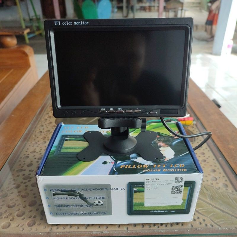Jual LCD MONITOR UKURAN 7 INCH PLUS ADAPTOR | Shopee Indonesia