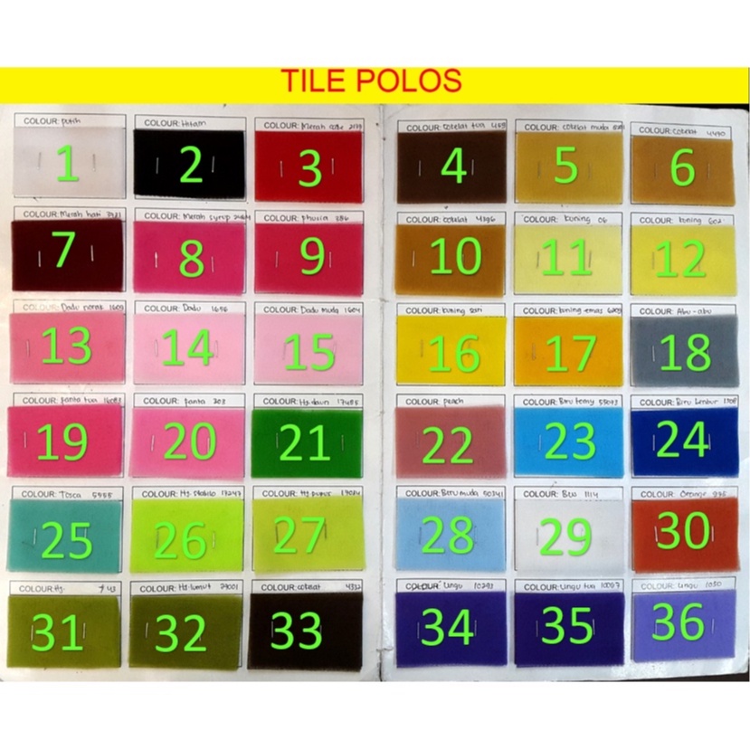 Jual KAIN TILE POLOS TILE DEKOR BUNGKUS PARCEL SOUVENIR PER 1/2 METER ...