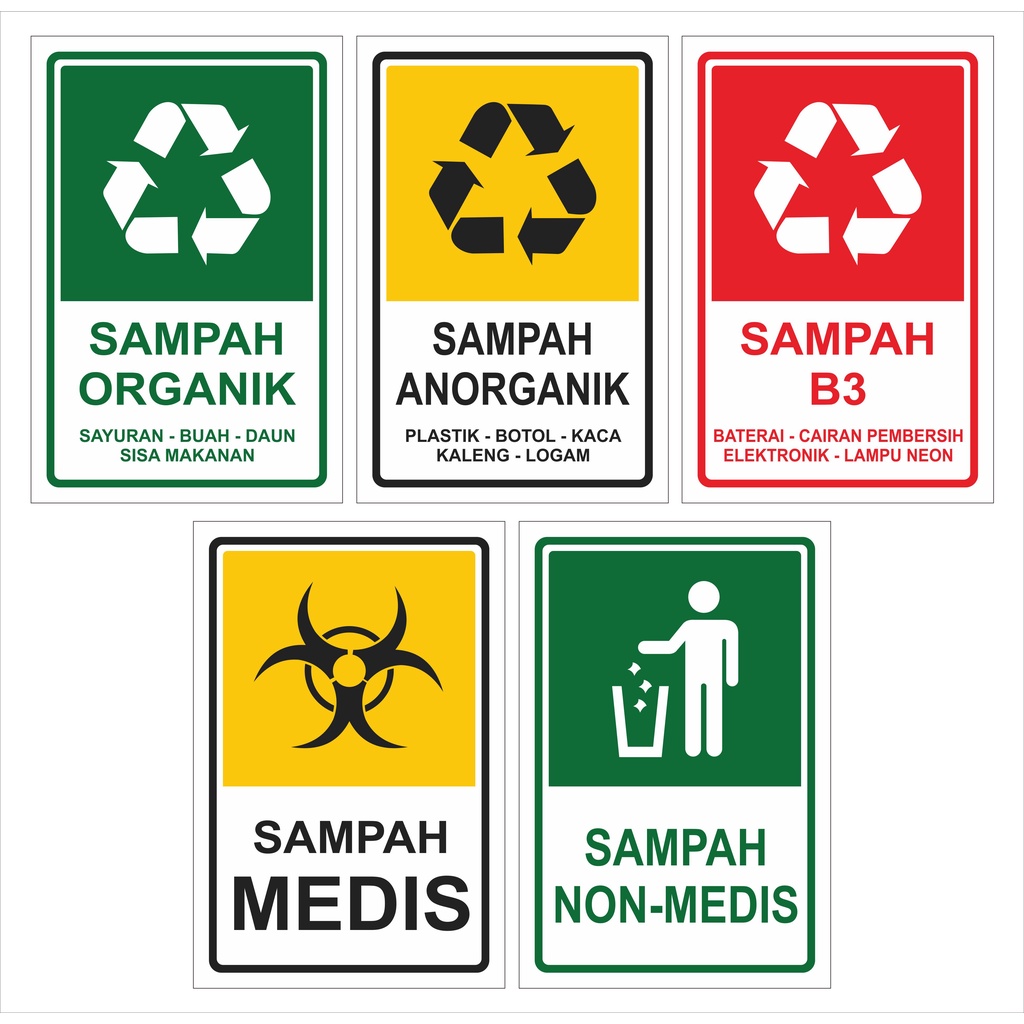 Jual Sticker Labeh Tempat Sampah | Shopee Indonesia