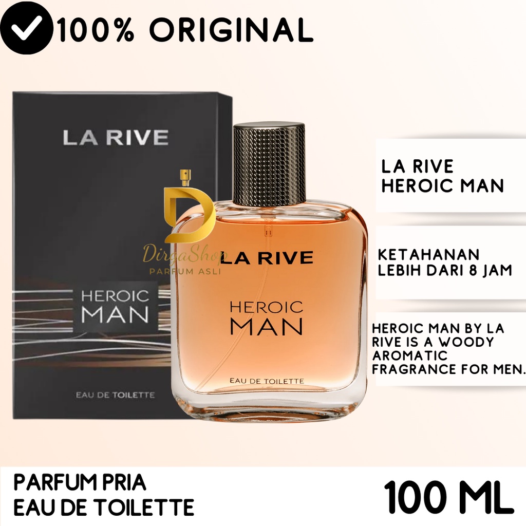 Jual La Rive Heroic Man EDT 100ml | Shopee Indonesia
