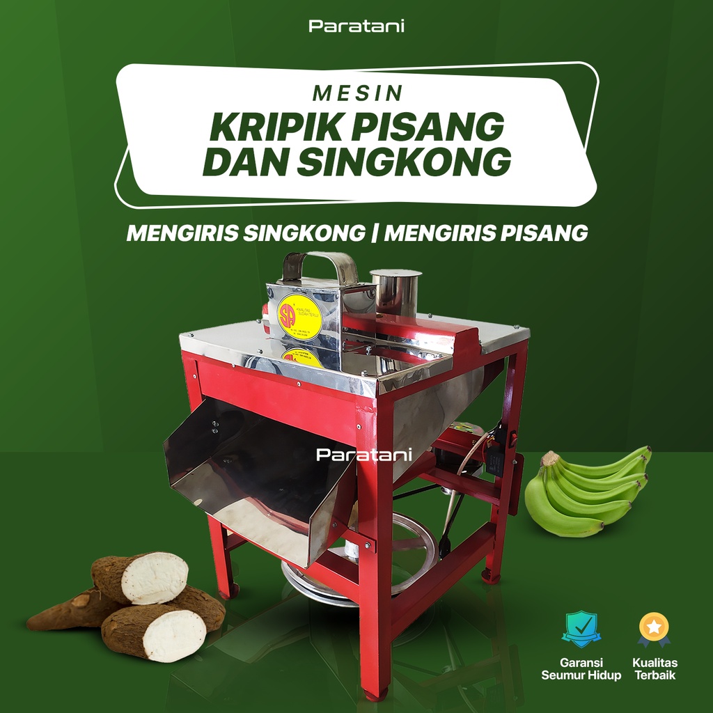 Jual Mesin Potong Singkong Serbaguna Pengiris Kripik Pisang Listrik ...