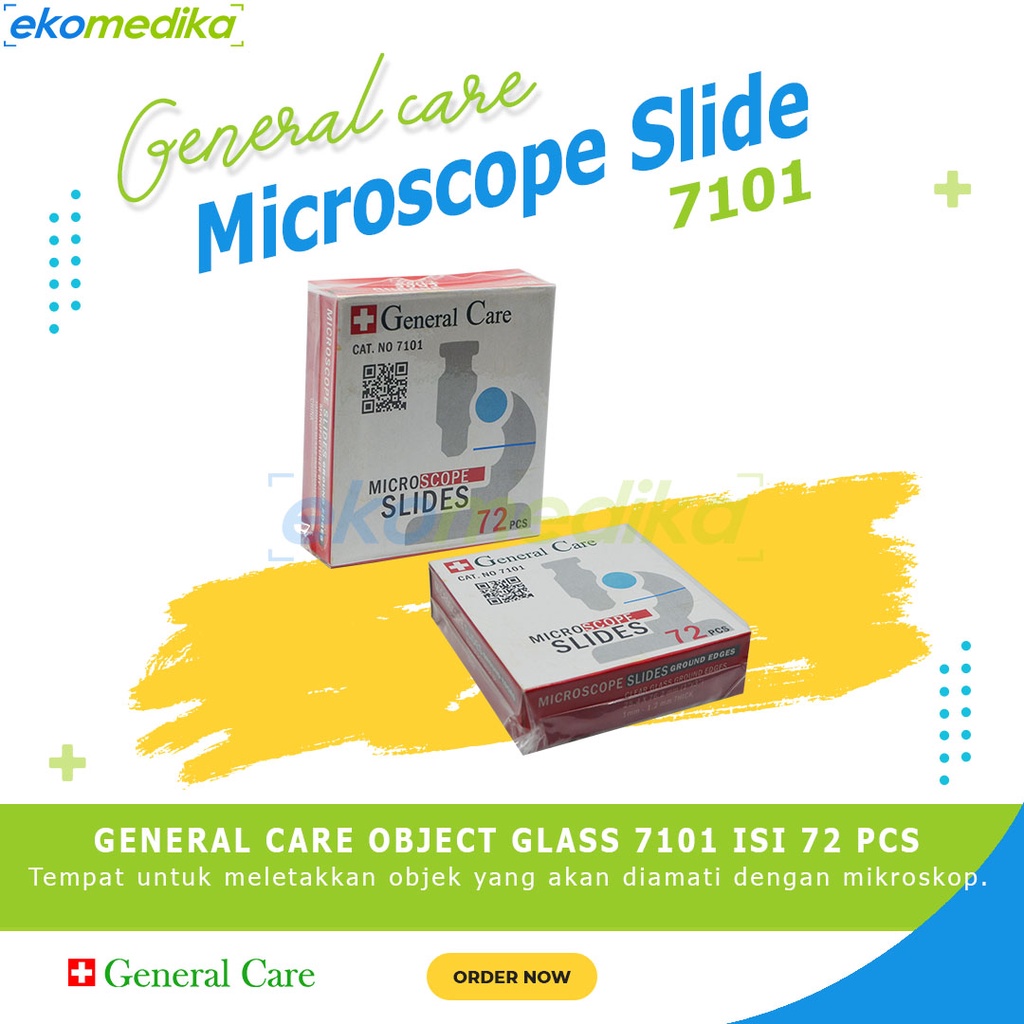 Jual Object Glass Kaca Preparat Objek Glas Kaca Mikroskop / Microscope ...