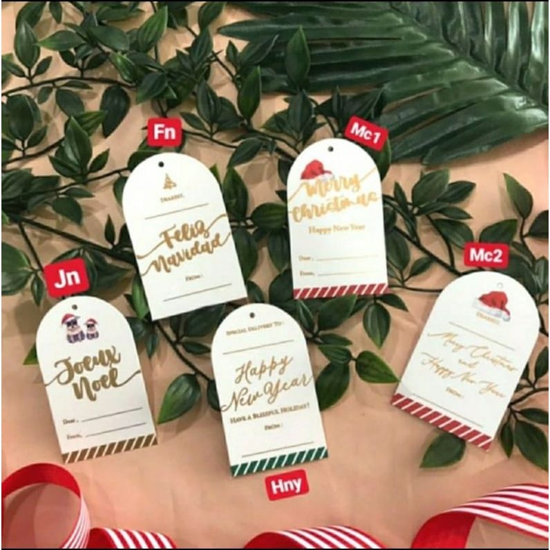 Jual Kartu Hang Tag Natal Dekorasi Hampers Parcel Christmas Tahun Baru ...