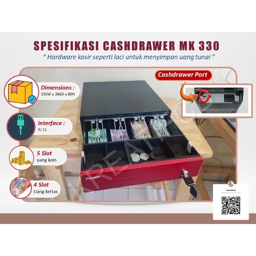 Jual Cash Drawer Kassen MK 330 | Shopee Indonesia Jual Cash Drawer Kassen MK 330 | Shopee Indonesia