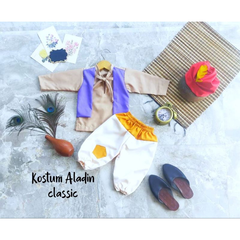 Jual kostum aladin anak/baju aladin anak/ cosplay baju aladin | Shopee ...
