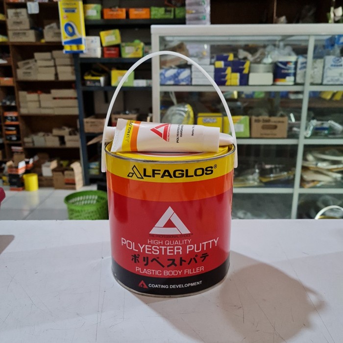Jual Plamir Dempul Alfaglos Galon 3Kg | Shopee Indonesia