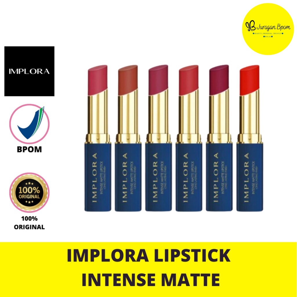 Jual IMPLORA Lipstik Intense Matte Lipstick | Shopee Indonesia
