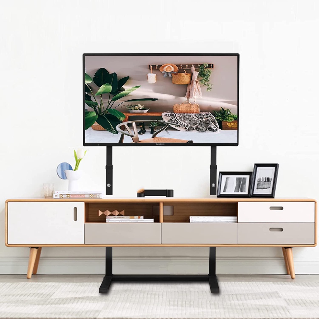 Jual Heavy Duty Free Standing TV Stand Floor TV Bracket High Adjustable ...